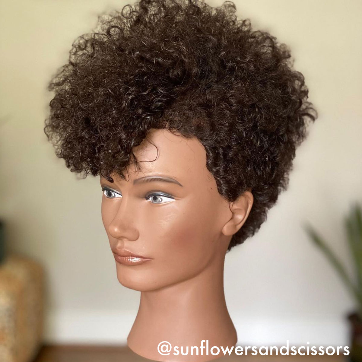 Amber - 100% Human Textured Hair Mannequin - Pivot Point UK