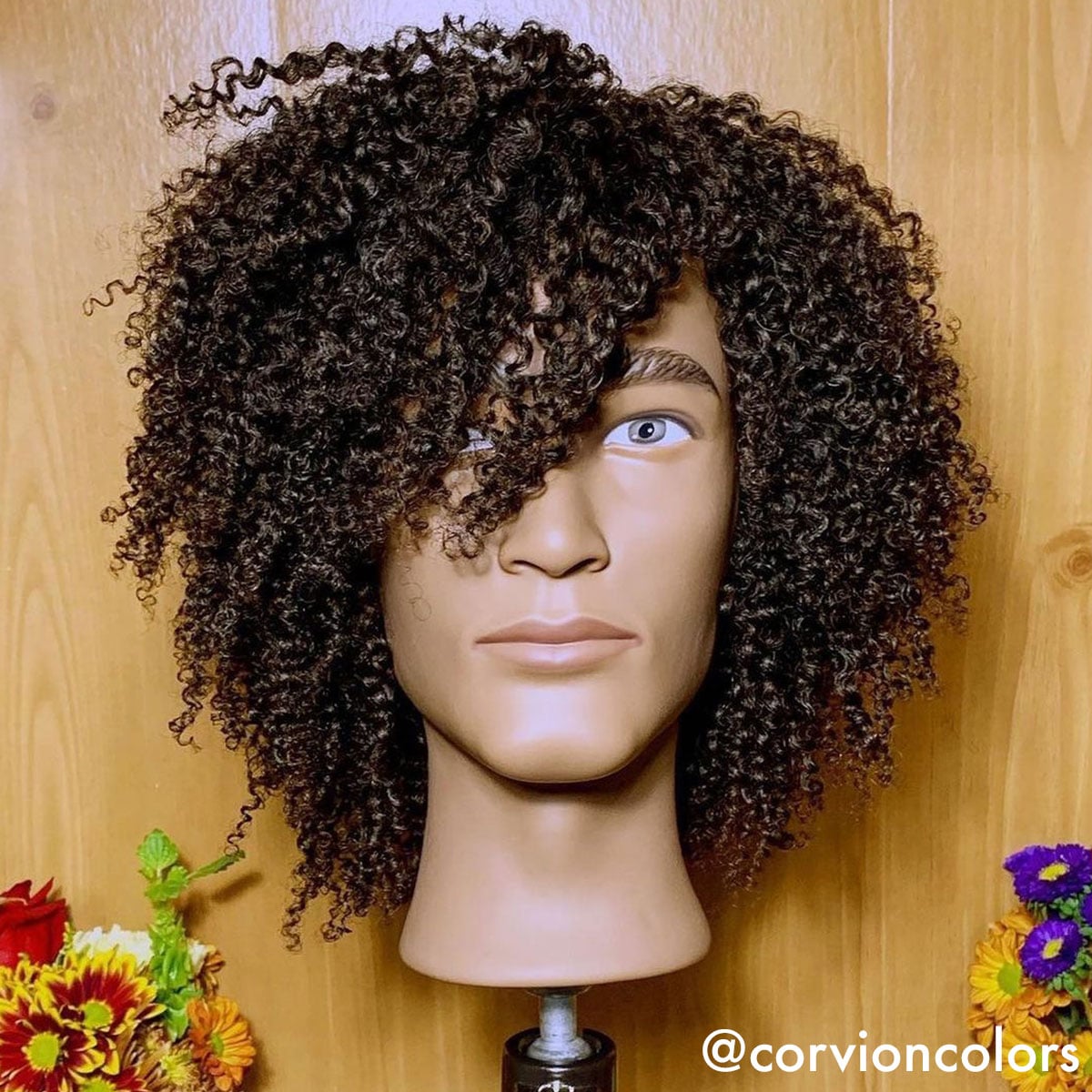 Cameron - 100% Human Textured Hair Mannequin - Pivot Point UK