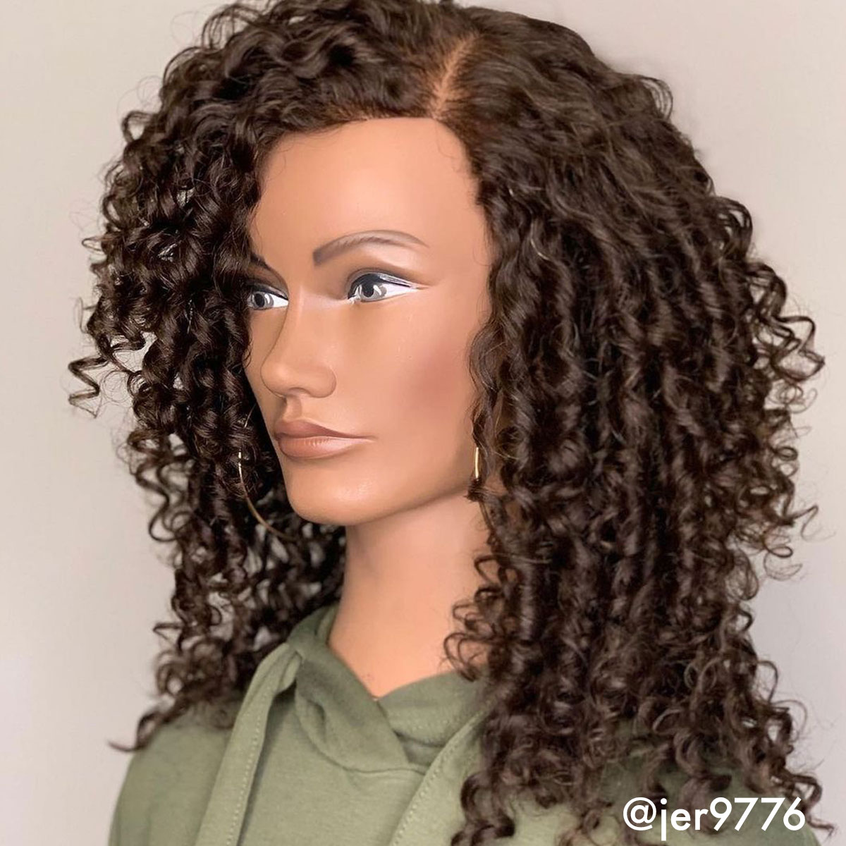 Janet - 100% Human Textured Hair Mannequin - Pivot Point UK