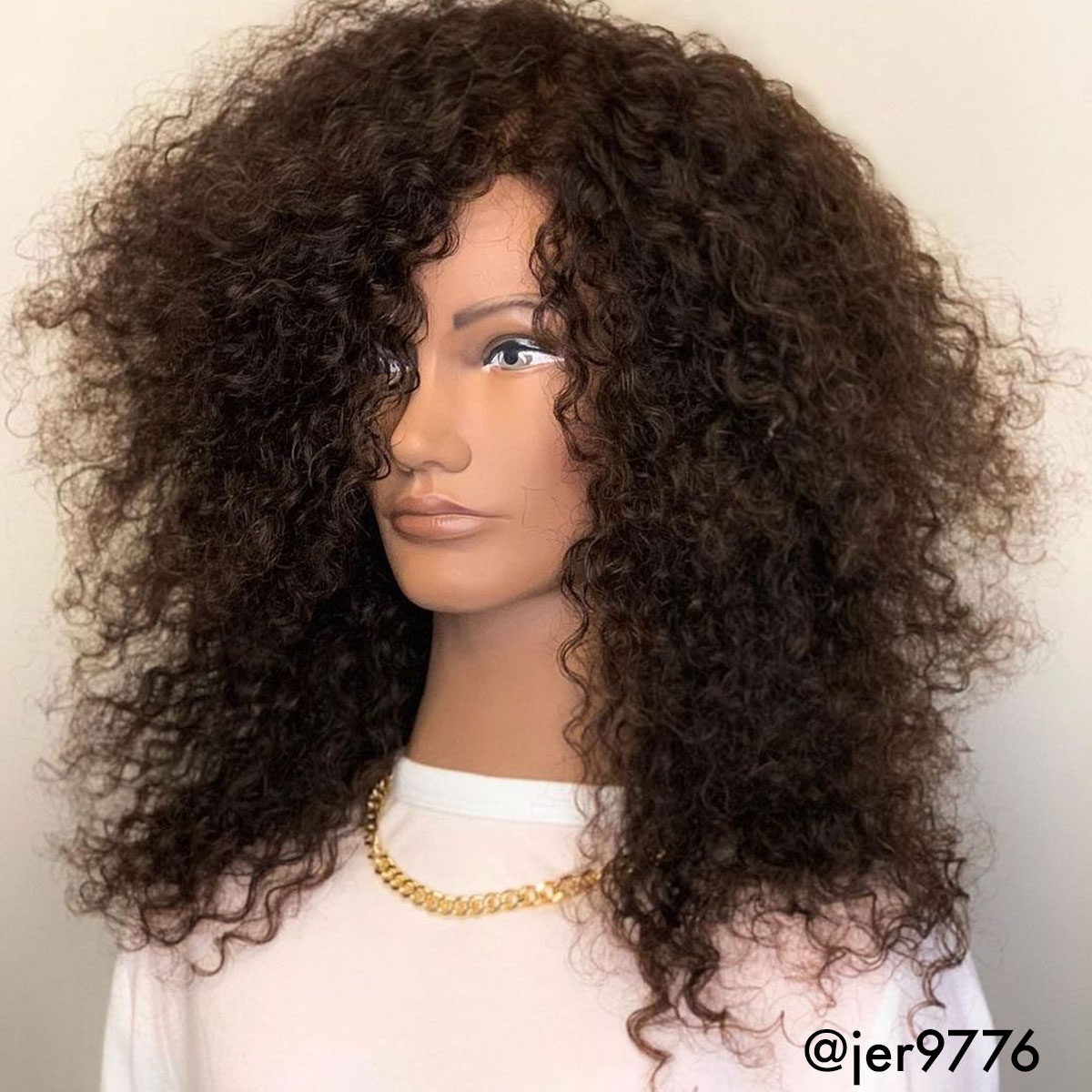 Janet - 100% Human Textured Hair Mannequin - Pivot Point UK